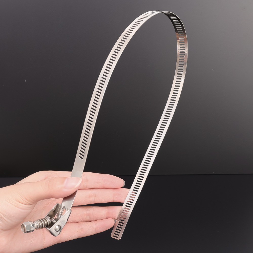Lengthen Adjustable Stainless Steel Live Buckle Strap Clamp with ...
