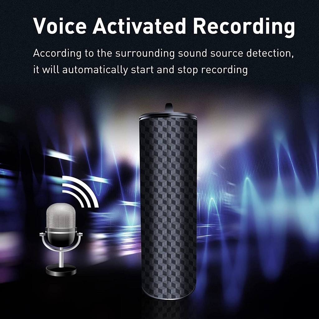 Digital Voice Recorder Audio Dictaphone with Microphone 32/64GB Long ...