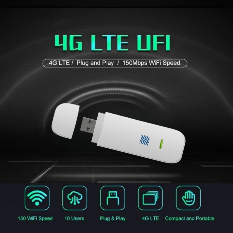 Wireless 4G LTE WiFi Modem Router V3 Universal SIM Card 150Mbps USB ...