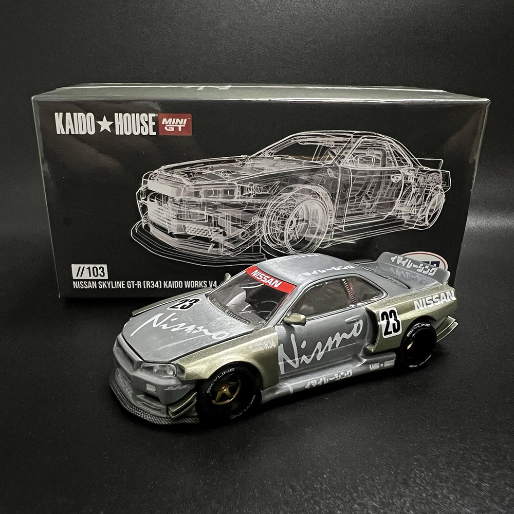 MINIGT KAIDO HOUSE Nissan Skye GTR R34 R32 R35 Alloy Diecast Car Toys ...
