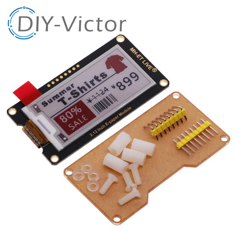 213 213 Inch Epaper Module E Paper E Ink Eink Display Screen Spi Port For Arduino Uno Stm32
