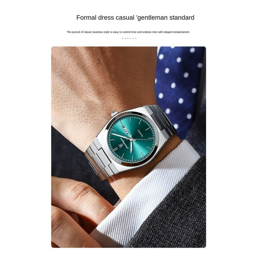 Poedagar Swiss New Swiss Watch Ultra Thin Luminous Quartz for Men ...