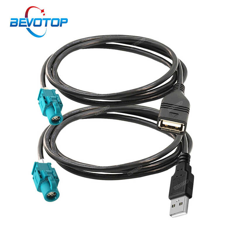 AM USB / AF to 4 Pin HSD Code Z Female Jack DS Car Head Unit Control ...