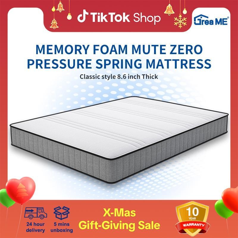 Dreame Classic Style 8.6Inch Thick Memory Foam Mute Zero Pressure ...