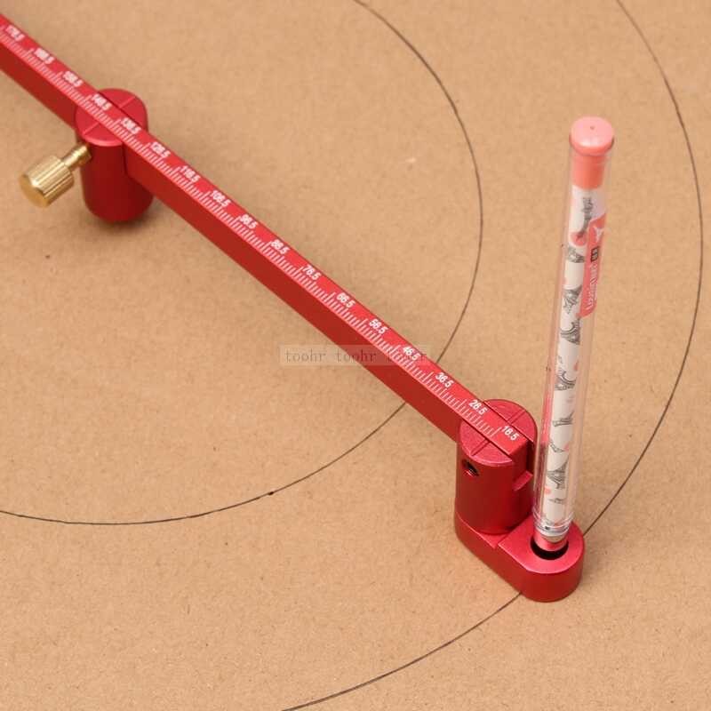 Gauge 300Mm Center Finder Scribing Circle Ruler Wooorking Compass For ...
