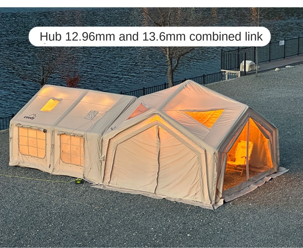 Coody AIR 13.6 Premium Cabin Inflatable Air Tent 6-8 Persons Waterproof ...