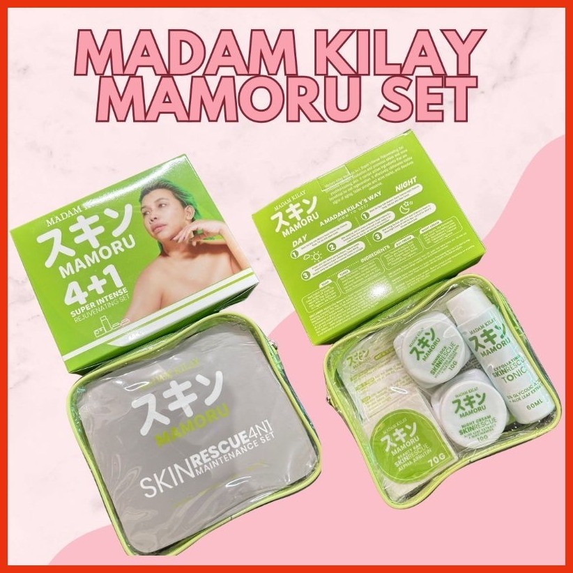 ♞MADAM KILAY MAMORU FACIAL SET | MAMORU REJUVENATING FACIAL SET 4+1 | MAMORU SKIN RESCUE ...