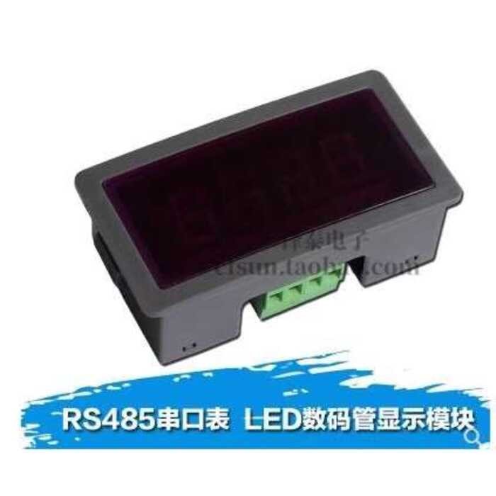 RS485 serial port meter LED digital screen 485 display module PLC communication MODBUS-RTU/ASC ...