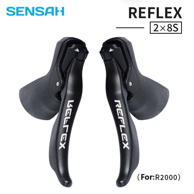 17 SENSAH 1 REFLEX 2X8 Speed Road Bike Shifters Brake Lever 8V Bicycle ...