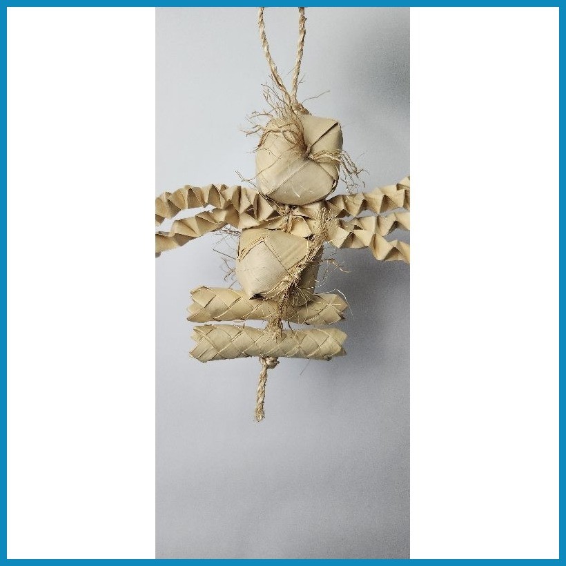 New Designs Toys for Parrots Birds Buri Corn husk Bankuan Raffia ...