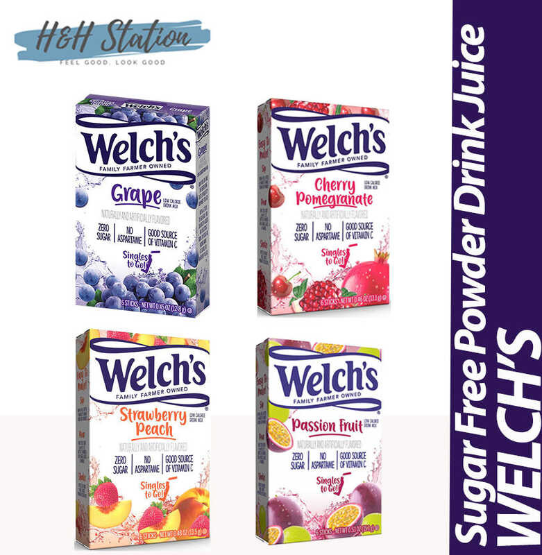 Zero Sugar / Free Powder/Drink Mix/Juice/Diet Welch's Grape/Strawberry ...
