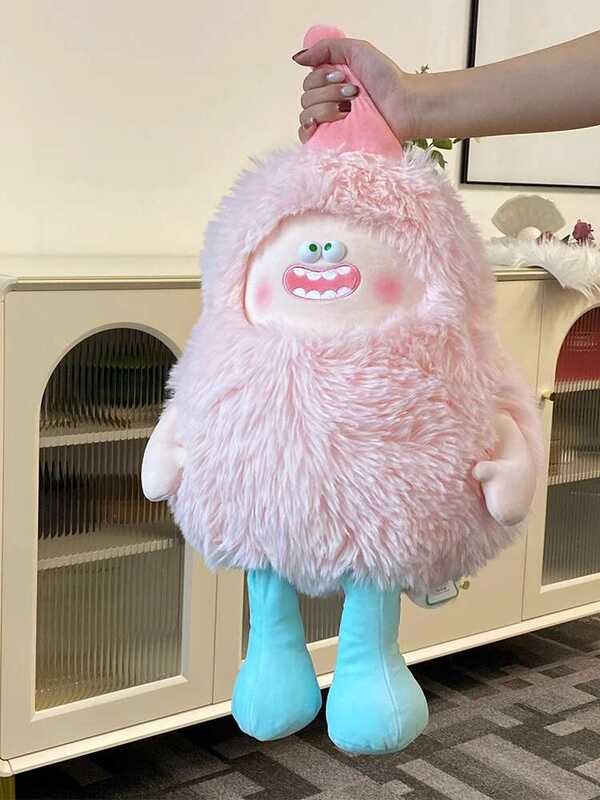 Tt Ang Mahabang Buhok Kulay Rosas Lele Maliit Halimaw Plush Laruan ...