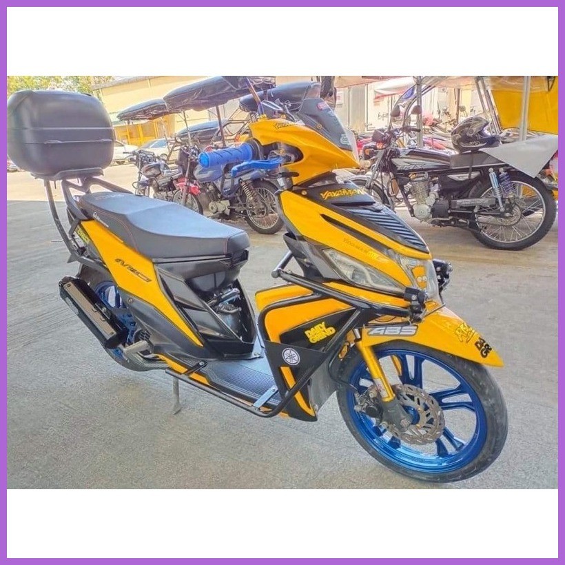 MIO I 125/125s POWDER COATED & ACRYLIC FINSIH HALF CRASH GUARD SUPRE ...