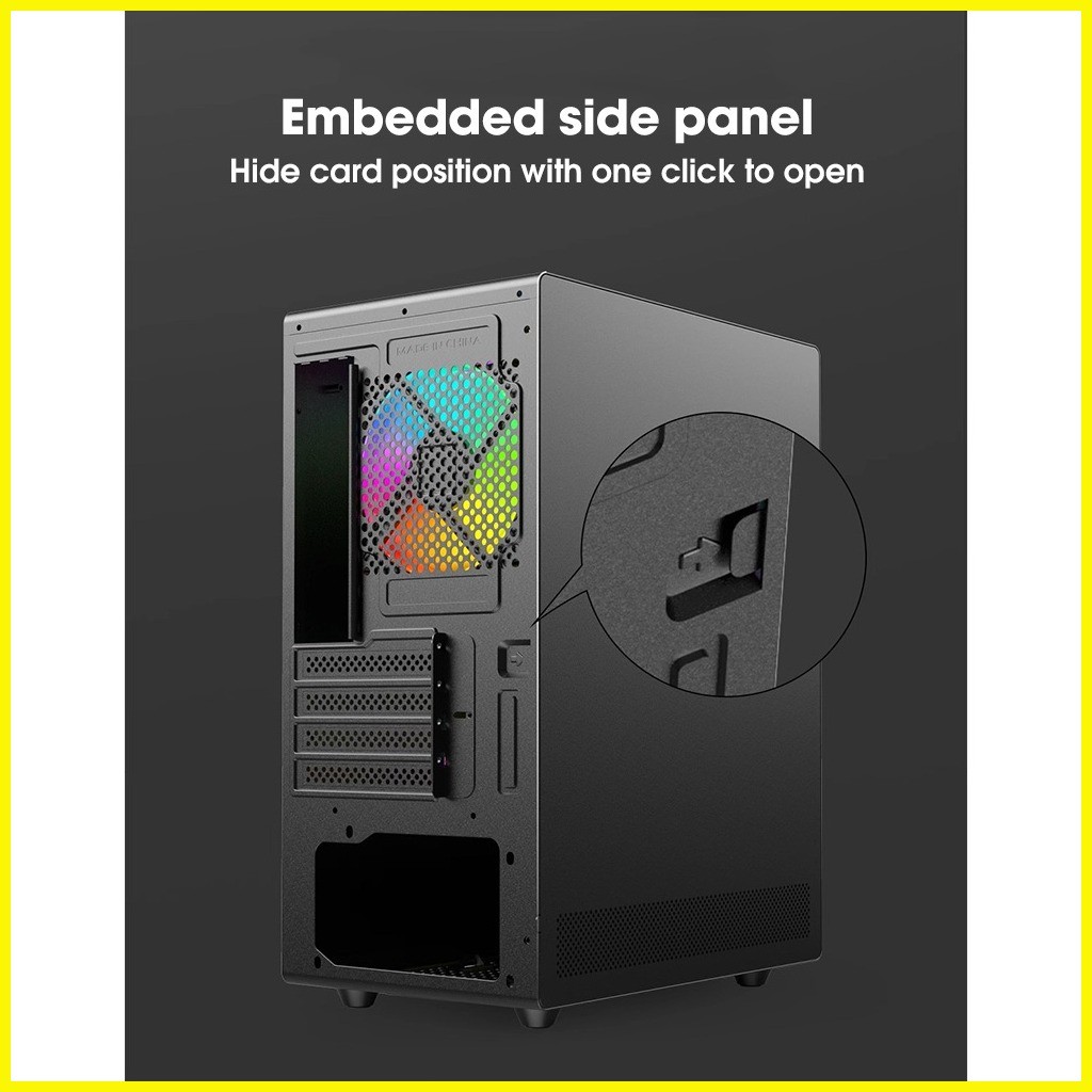 ๑ Inplay Meta A500 Pc Case Gaming Computer Case Mid-Tower M-ATX Desktop ...