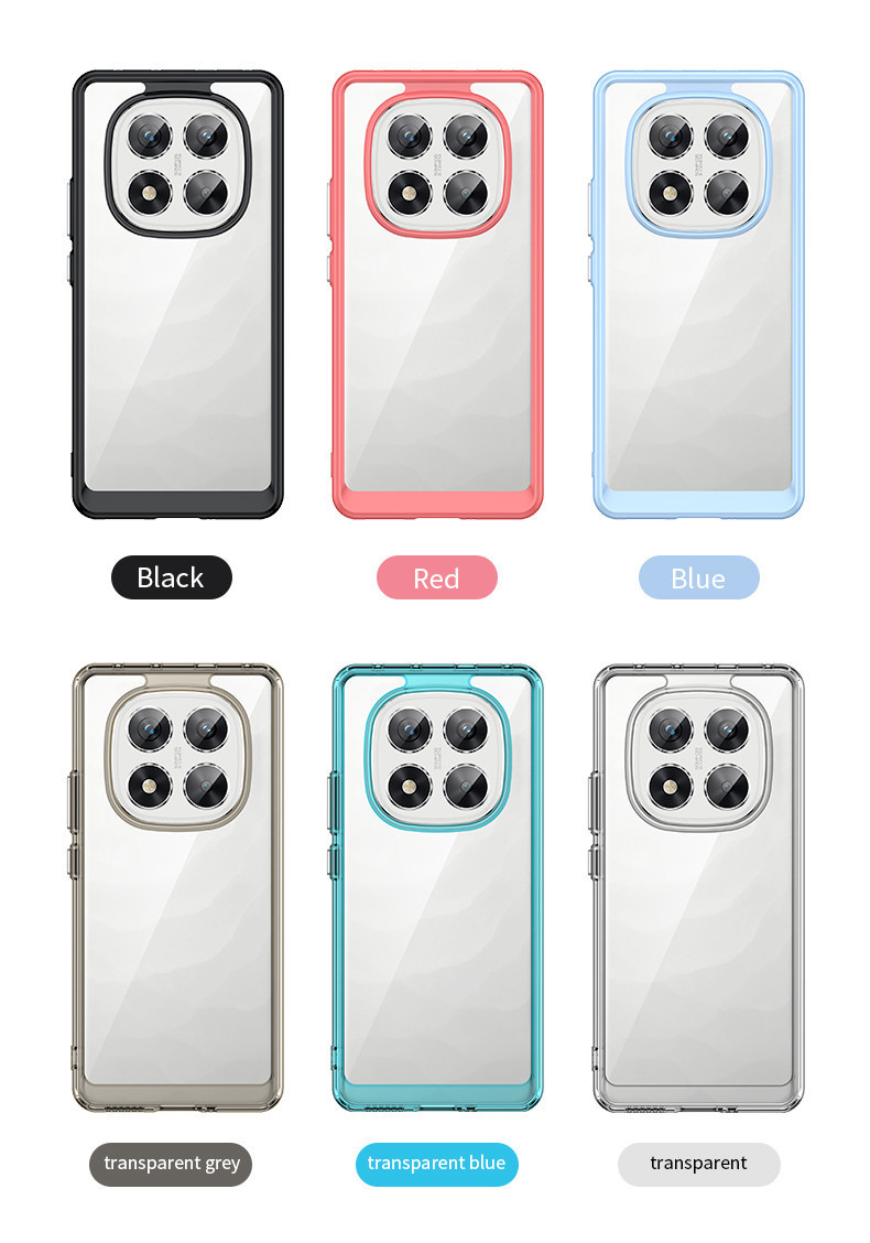 Lenuo Luxury Transparent Phone Case For Xiaomi Redmi Note 14 13 12 11S ...