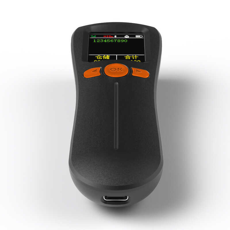 Mini Portable 2D Bluetooth Barcode Scanner QR Code Screen Image Reader ...