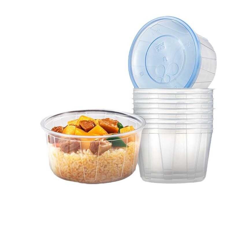New Tianli Disposable Round Meal Box Soup Delivery High End Transparent ...
