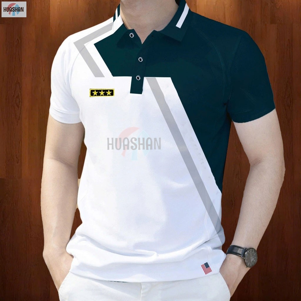 Polo shirt for men formal , polo shirt made of stretch with 3 youthful ...