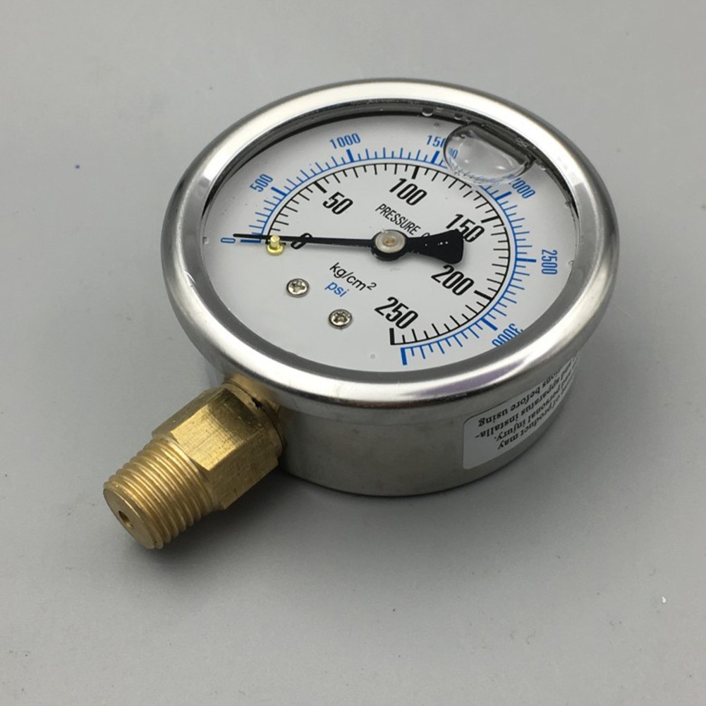 for YN-60 earthquake-resistant pressure gauge oil pressure gauge hydraulic gauge | Shopee ...
