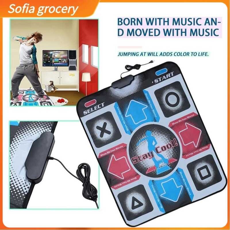 LY [ Stock] Non-Slip Dance Revolution DDR Dancing Pad Mat Step Dancer ...