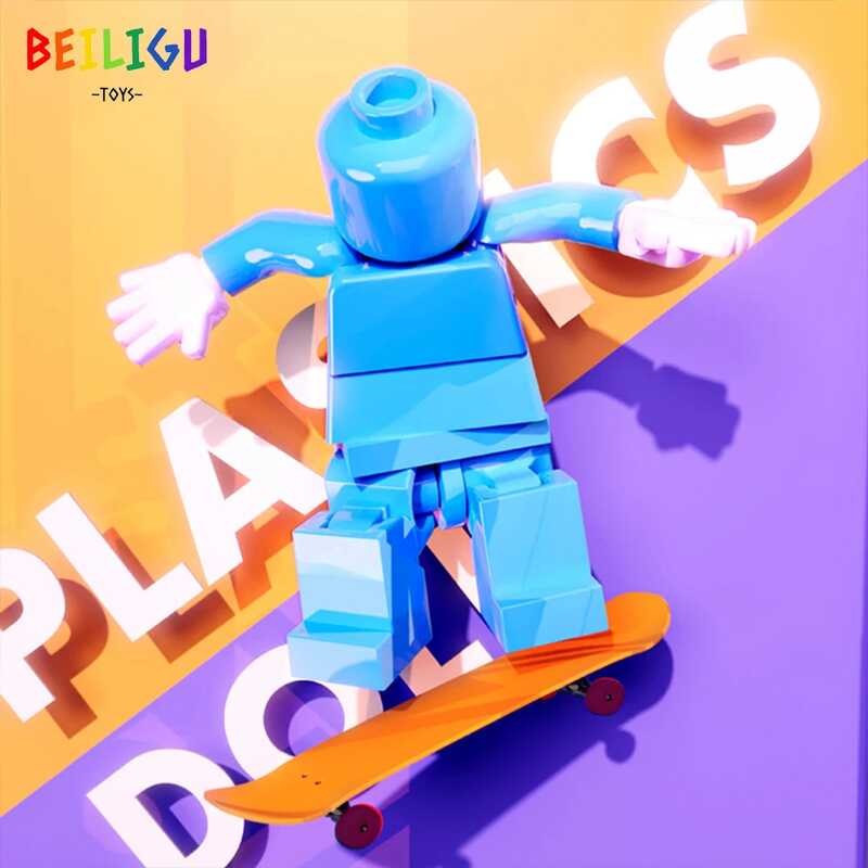 MOC Movable Hyperactive Mini Action Figures Hand Gesture Multi ...