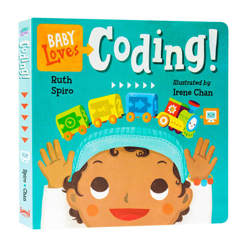 Little Train and Baby Loves Coding English Original Book Cute Science ...