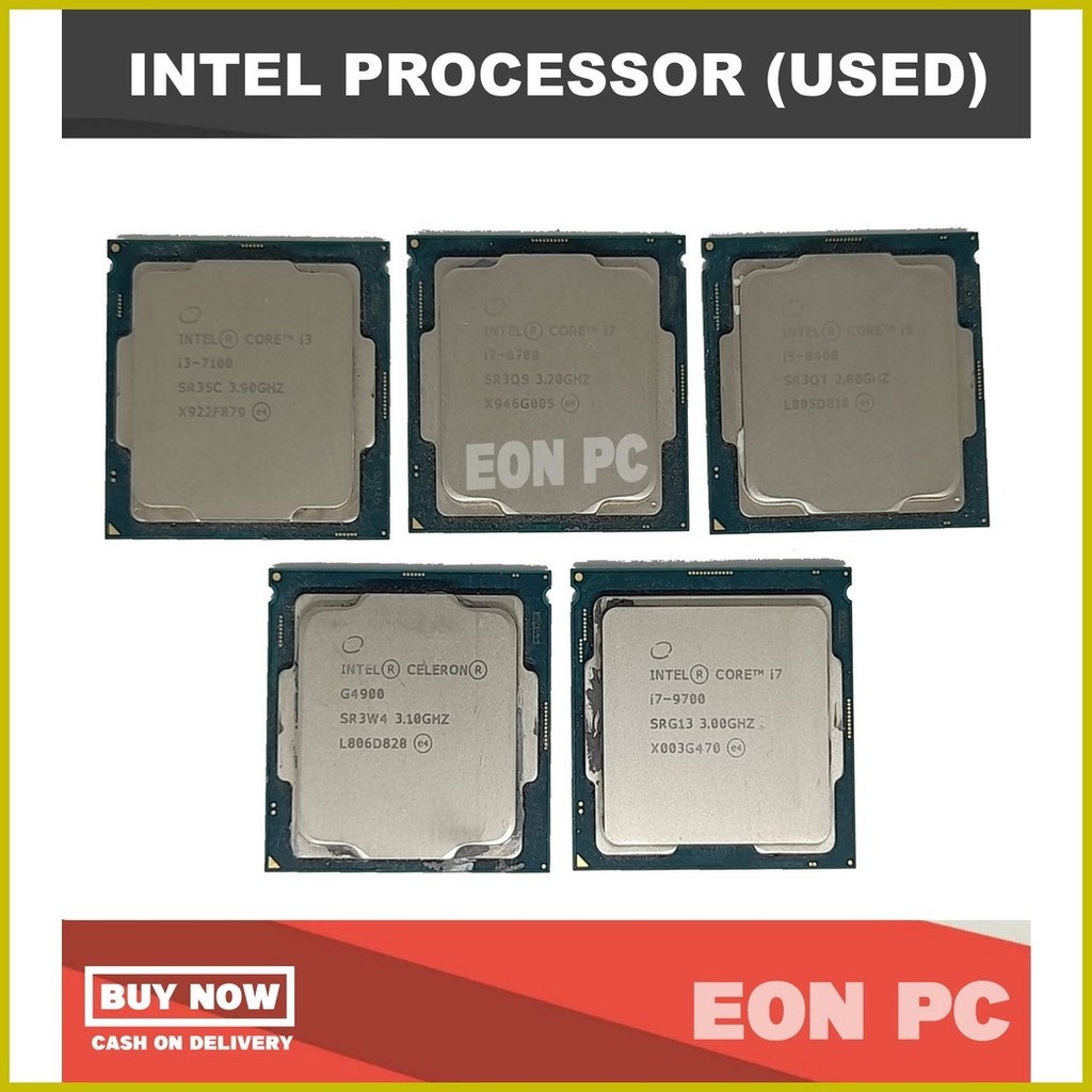 INTEL PROCESSOR i3, i5, i7 2nd 3rd 4th 6th 7th 8th 9th Gen Available ...