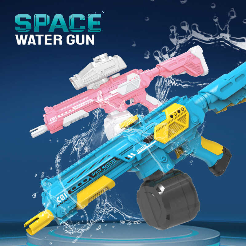 C7 Light Electric Continuous Spray Gun M416 Beach Water Play Glock ...