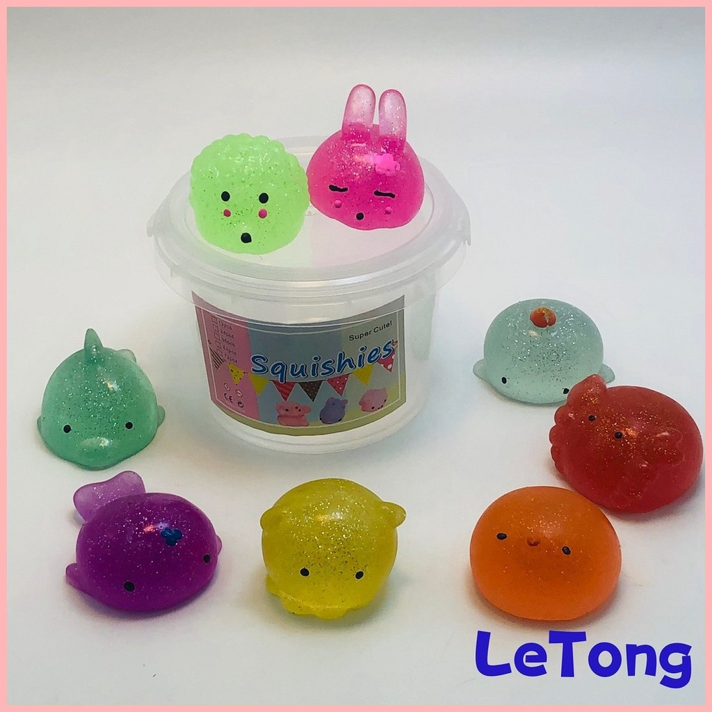 Big Size Squishies Squishy Toy 8pcs Party Favors for Kids Mochi Squishy ...