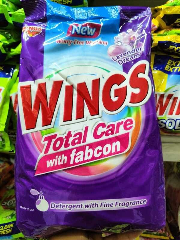 Wings Total Care With Fabcon Laundry Detergent Powder With Fragrance 1 ...