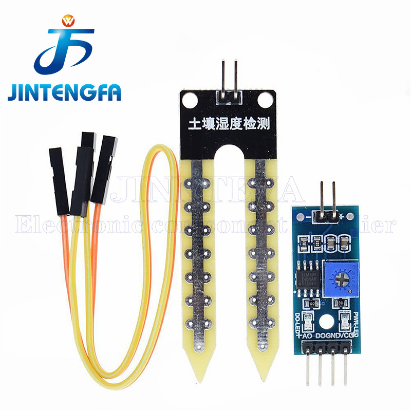 Soil Moisture Meter Detection Module Intelligent Electronic Soil DIY ...