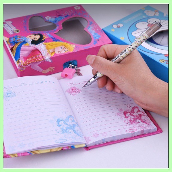 ∞ ⋞ ⋵ cartoon character diary notebook with lock | Shopee Philippines