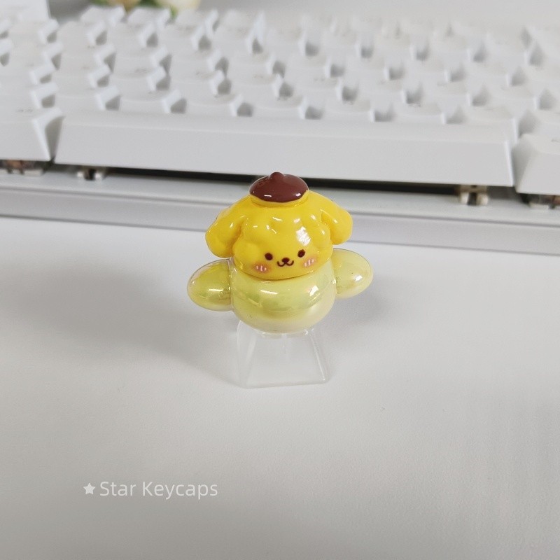 Cute Cartoon Aircraft Kuromi Sanrio Keycaps Customized MX Switch Gamer ...