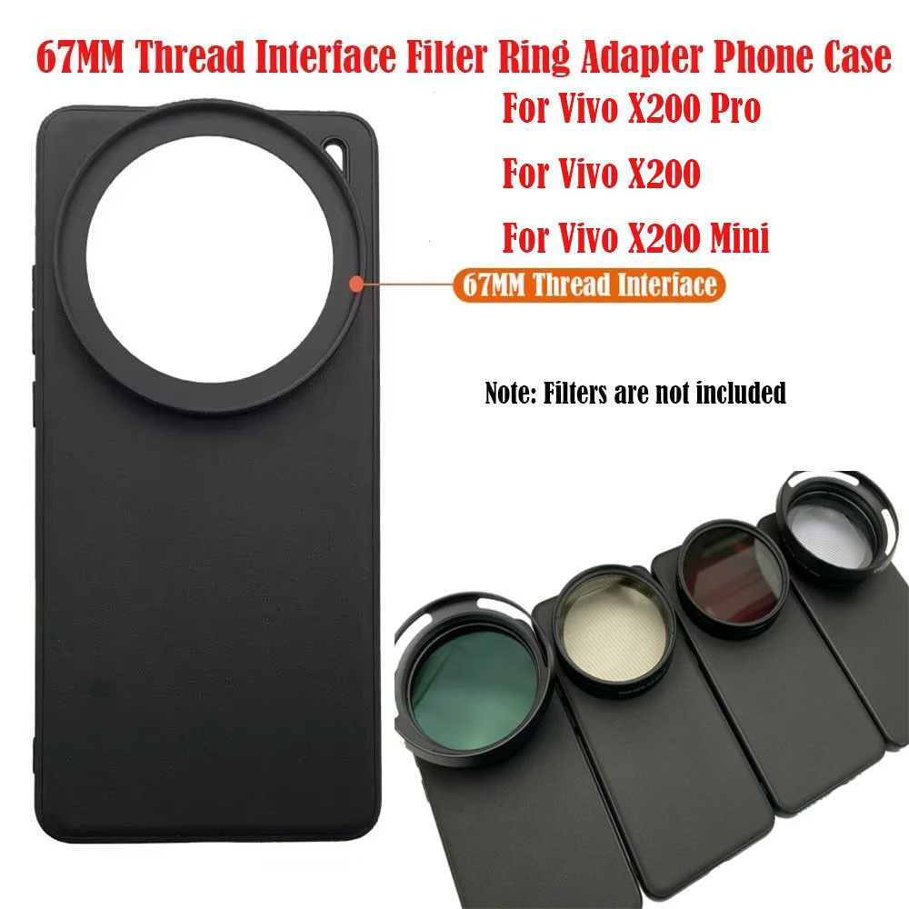 For Vivo X200 Pro Mini 67MM Thread Interface Filter Ring Adapter Phone ...