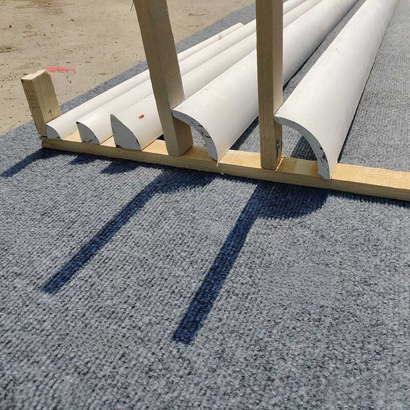 quarter? Pure curved gypsum line ceiling with C-shaped internal and ...