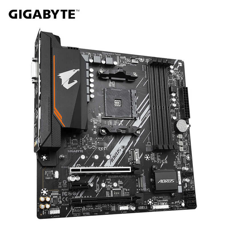 Ryzen AMD 5 + GIGABYTE B550m AORUS ELITE R5 5600G CPU Motherboard Set ...
