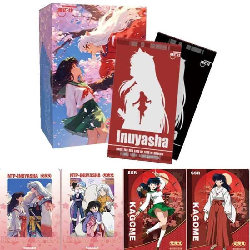 LEKA ong Inuyasha Collection Cards Higurashi Kagome Kikyo Paper Anime ...