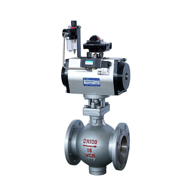 Huagong Pneumatic Ball Valve Cast Steel Stainless Steel Plastic PPH ...