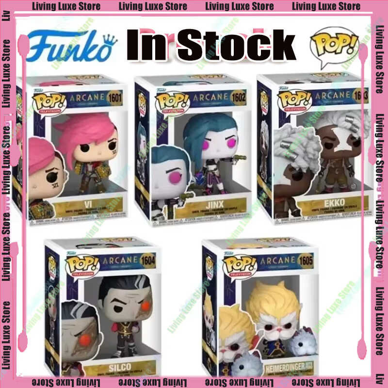 In Stock Original Funko Pop Arcane Anime Figure 10Cmleague Of Legends ...