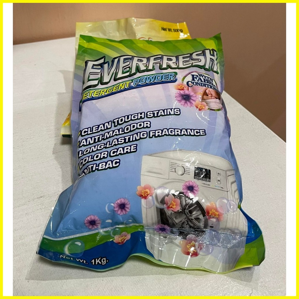 ☪ ⚽︎ Everfresh Detergent Powder with fabric Conditioner 500g/1Kg ...
