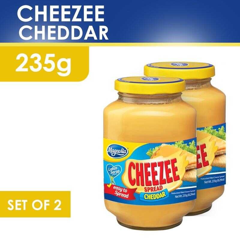 MAGNOLIA Cheezee Cheddar 235G Filled Cheese Spread In Jar, With ...
