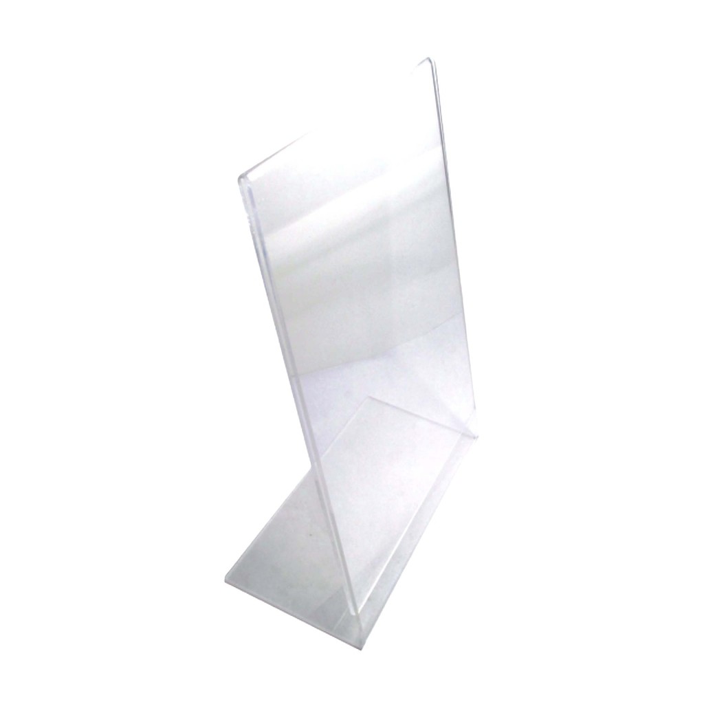 L Shape Acryl Sign Tag Display Stand Clear A3 A4 A5 Acrylic Menu Holder ...