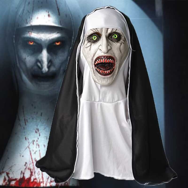 Silicone Adults Cosplay Horror Props Bloody Scary Nun Zombie Party ...