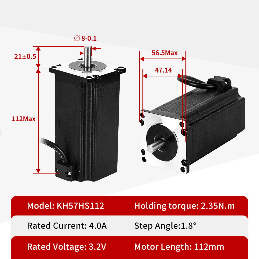 High Torque 57*57*112mm Waterproof 3N.M Nema 23 30kgf Stepper Motor 3Nm ...