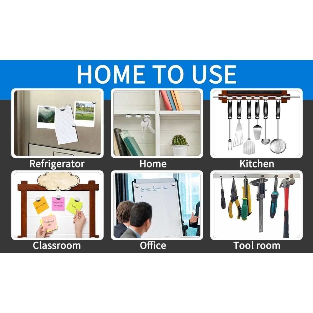 50PCS Mini Strong Round Disc Magnets/Round Shape Rare Earth Neodymium ...