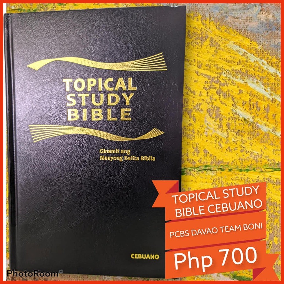 ۞ TOPICAL STUDY BIBLE CEBUANO EDITION | Shopee Philippines