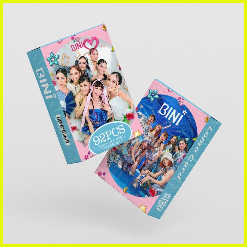 LOMO Card BINI Photocard 92 Pcs/Box The Philippines Female Idol Group ...