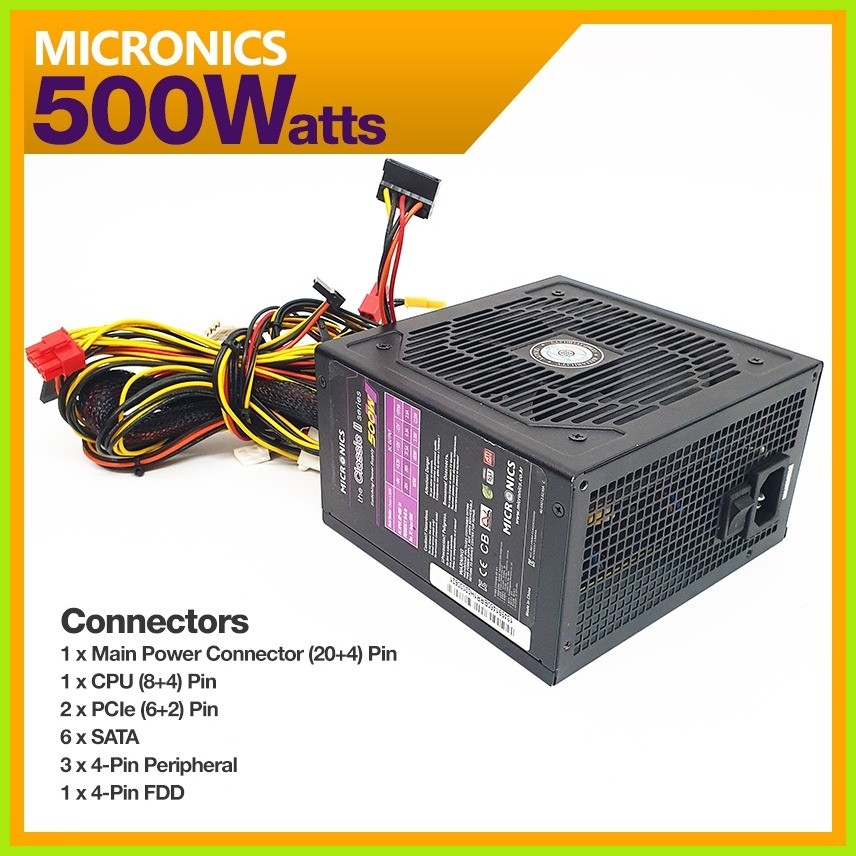 ♀ TOP BRANDED 500W 600W 700W TRUE RATED PSU POWER SUPPLY with GPU 8 PIN ...