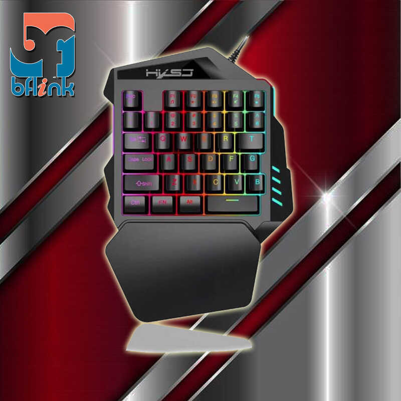 5Fe One Handed Gaming Mechanical Feel Keyboard | Shopee Philippines