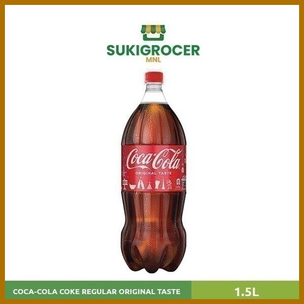 Coca-Cola Coke Regular Original Taste 1.5L | Shopee Philippines